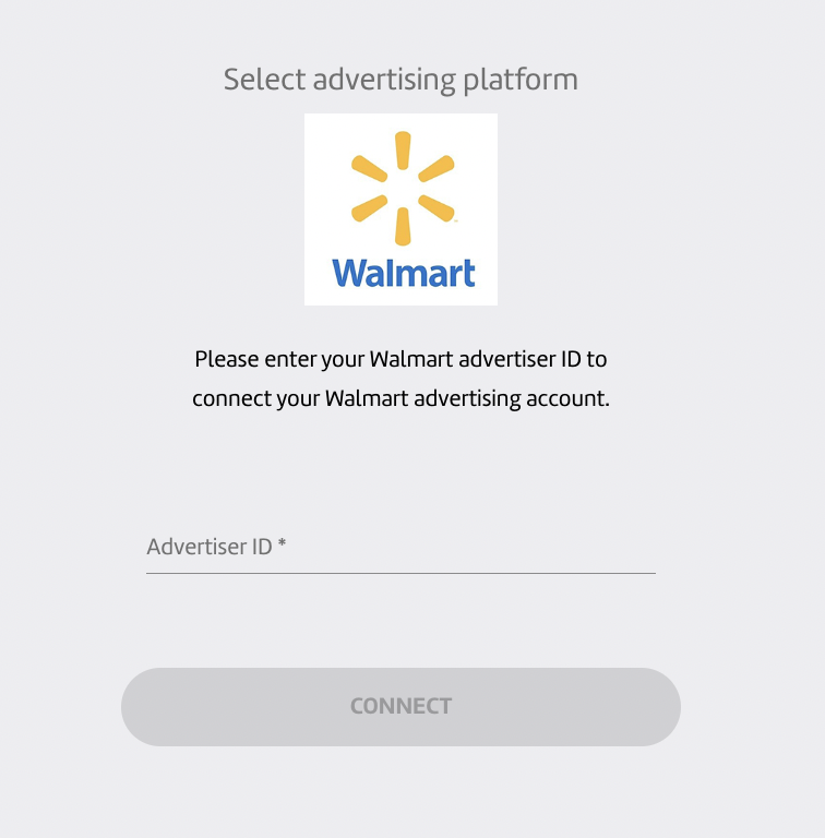 How to connect Walmart Connect Advertising to MerchantSpring