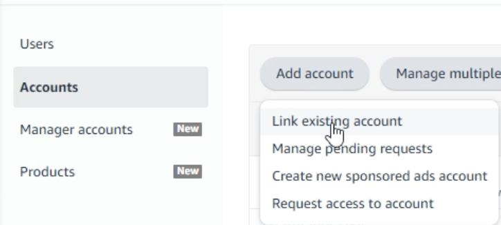 How to connect your Advertising Account using Advertising Manager